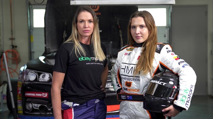eBayer Sarah Burgess Makes NASCAR History With Mother-Daughter Race